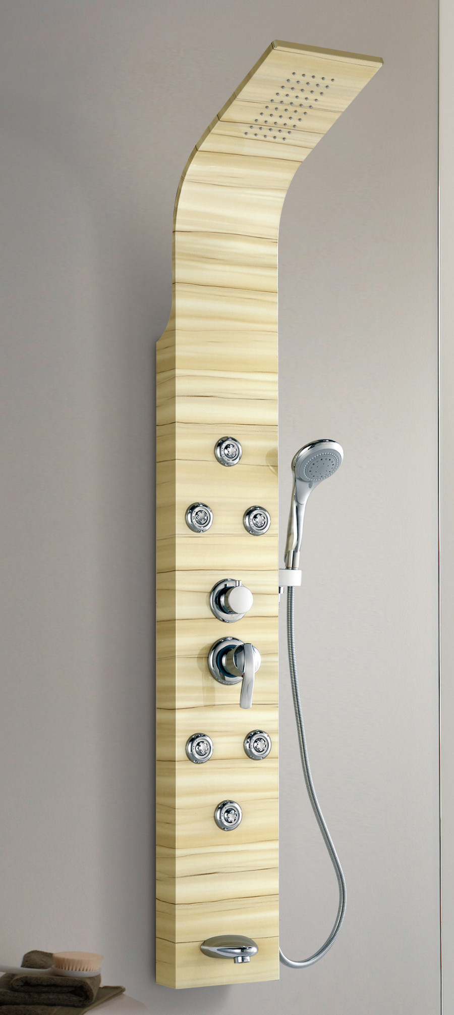 Aluminium shower column/shower panel HDB-1511 1600X200X75